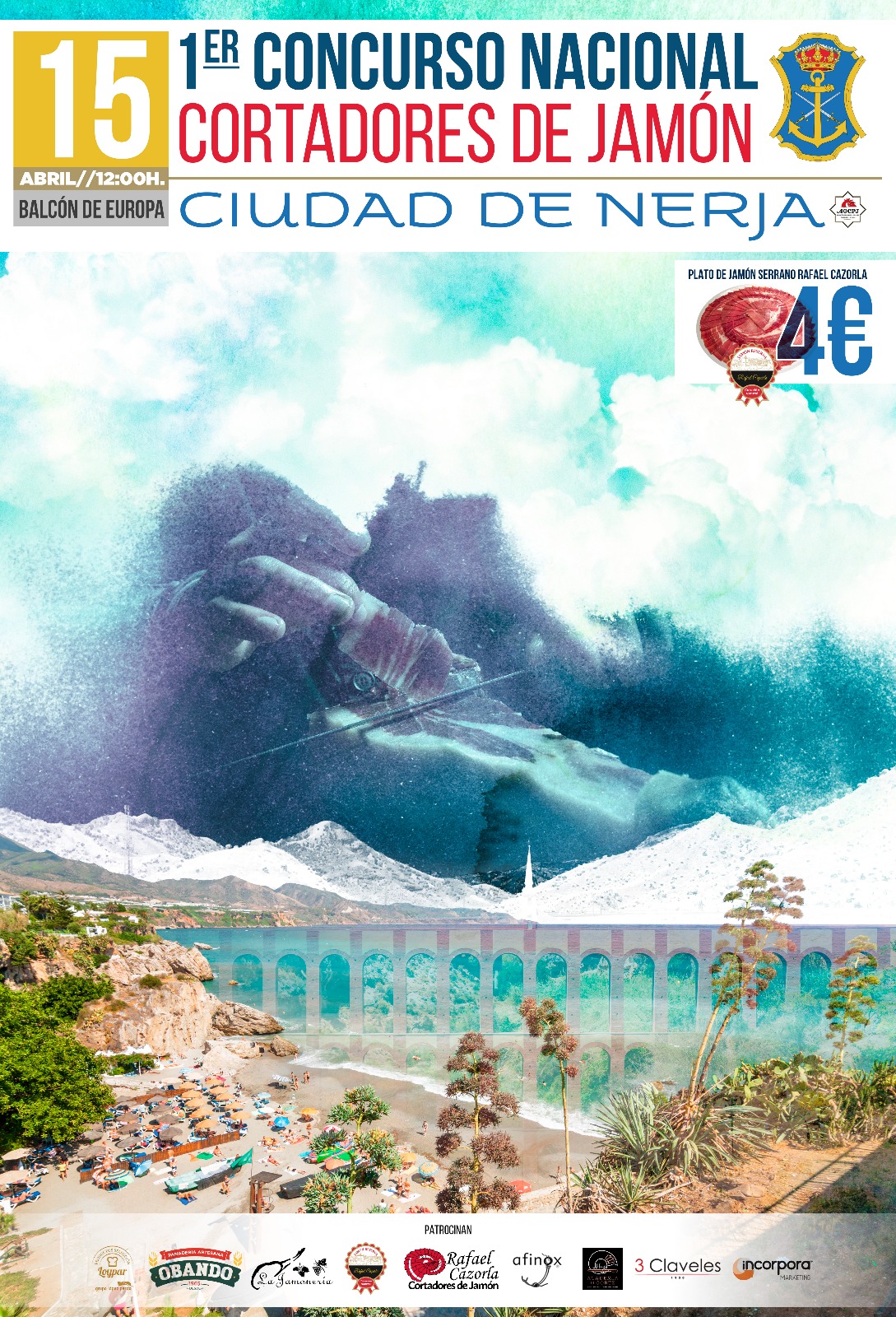 Los mejores cortadores de jamón se dan cita este domingo en Nerja - AxarquíaPlus