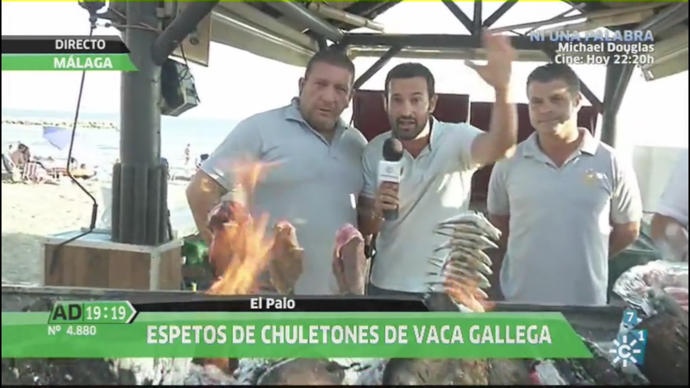 Un conocido chiringuito de El Palo hace carnes al espeto - AxarquíaPlus
