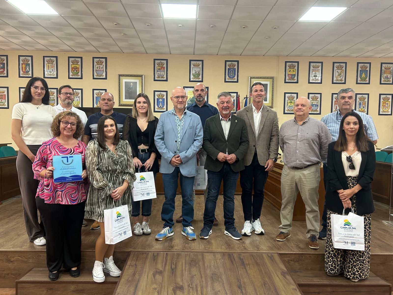 La Mancomunidad entrega una decena de distinciones SICTED de Compromiso Calidad Turística ...